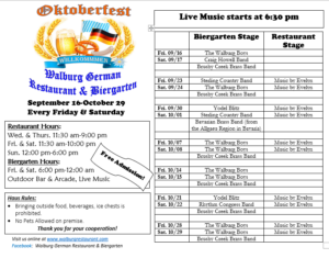 Oktoberfest 2022 - Walburg German Restaurant